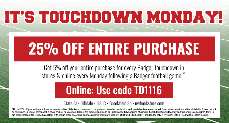 University Book Store, one-stop Wisconsin shop